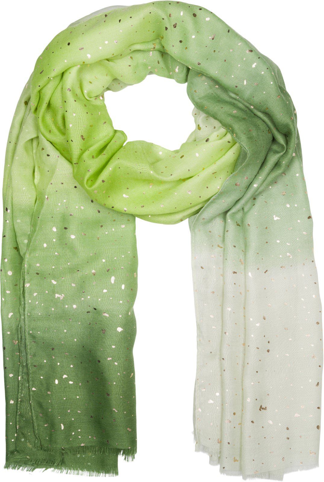 Stylebreaker Modeschal 1 St Schal Farbverlauf Metallic Details