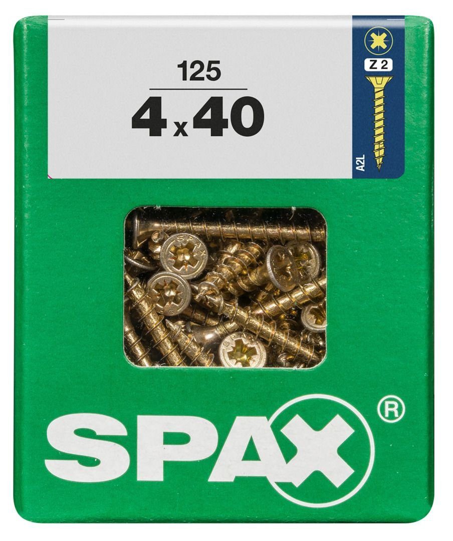 SPAX Holzbauschraube Spax Universalschrauben 4.0 x 40 mm PZ 2 - 125 ...