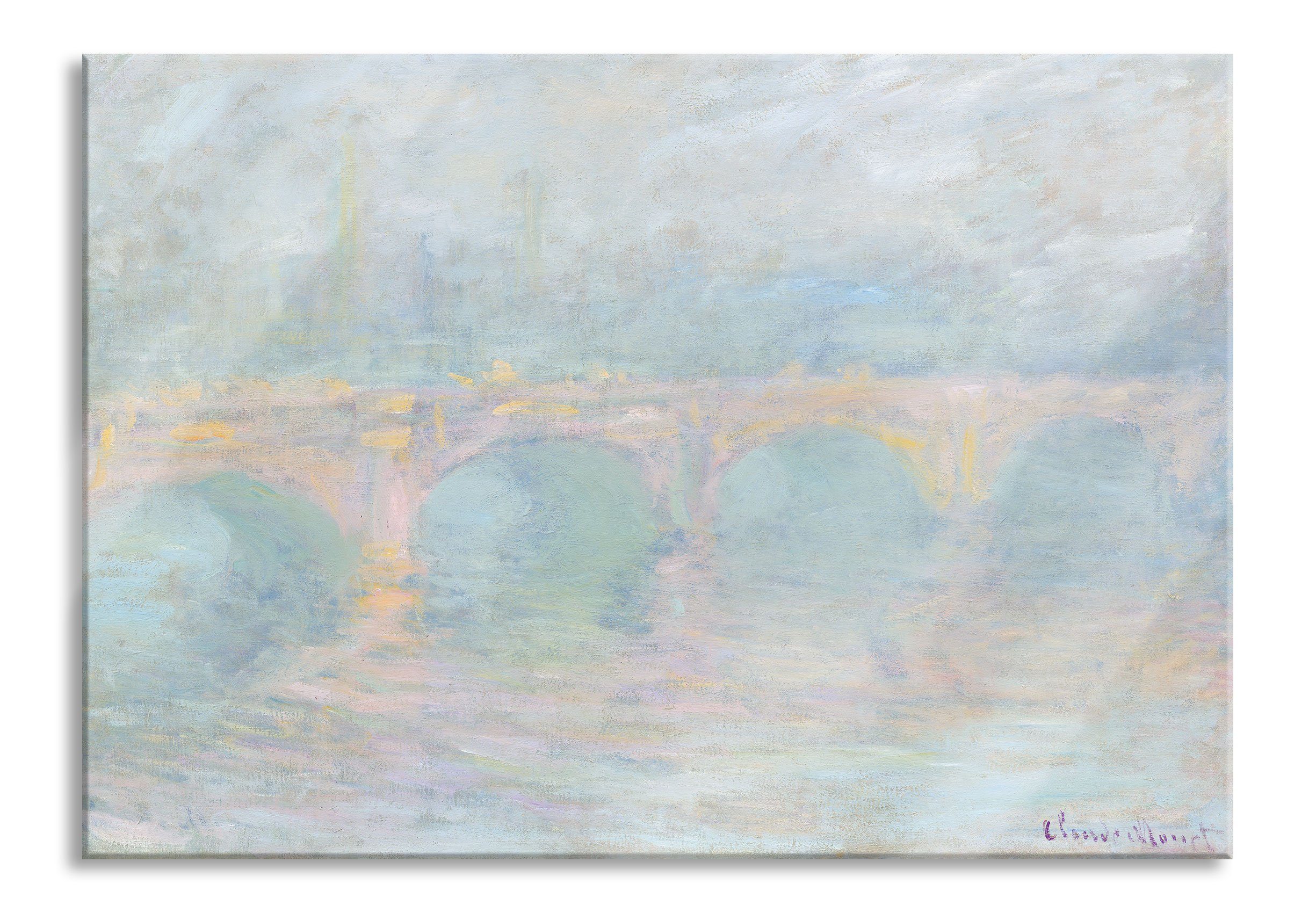 Pixxprint Glasbild Claude Monet Klippen Bei Pourville Claude Monet