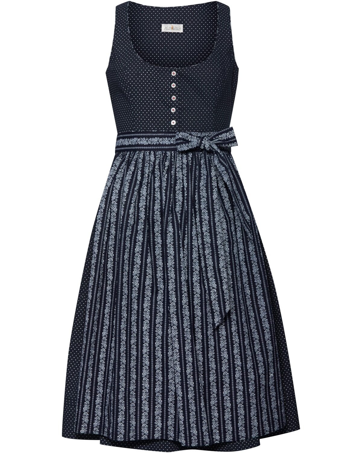 Almsach Dirndl Midi-Dirndl, Trachtenkleid