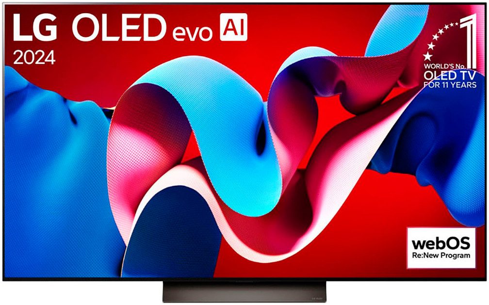 LG OLED55C47LA OLED-Fernseher (139 cm/55 Zoll, 4K Ultra HD, Smart-TV), Flüssiges Gaming mit bis ...