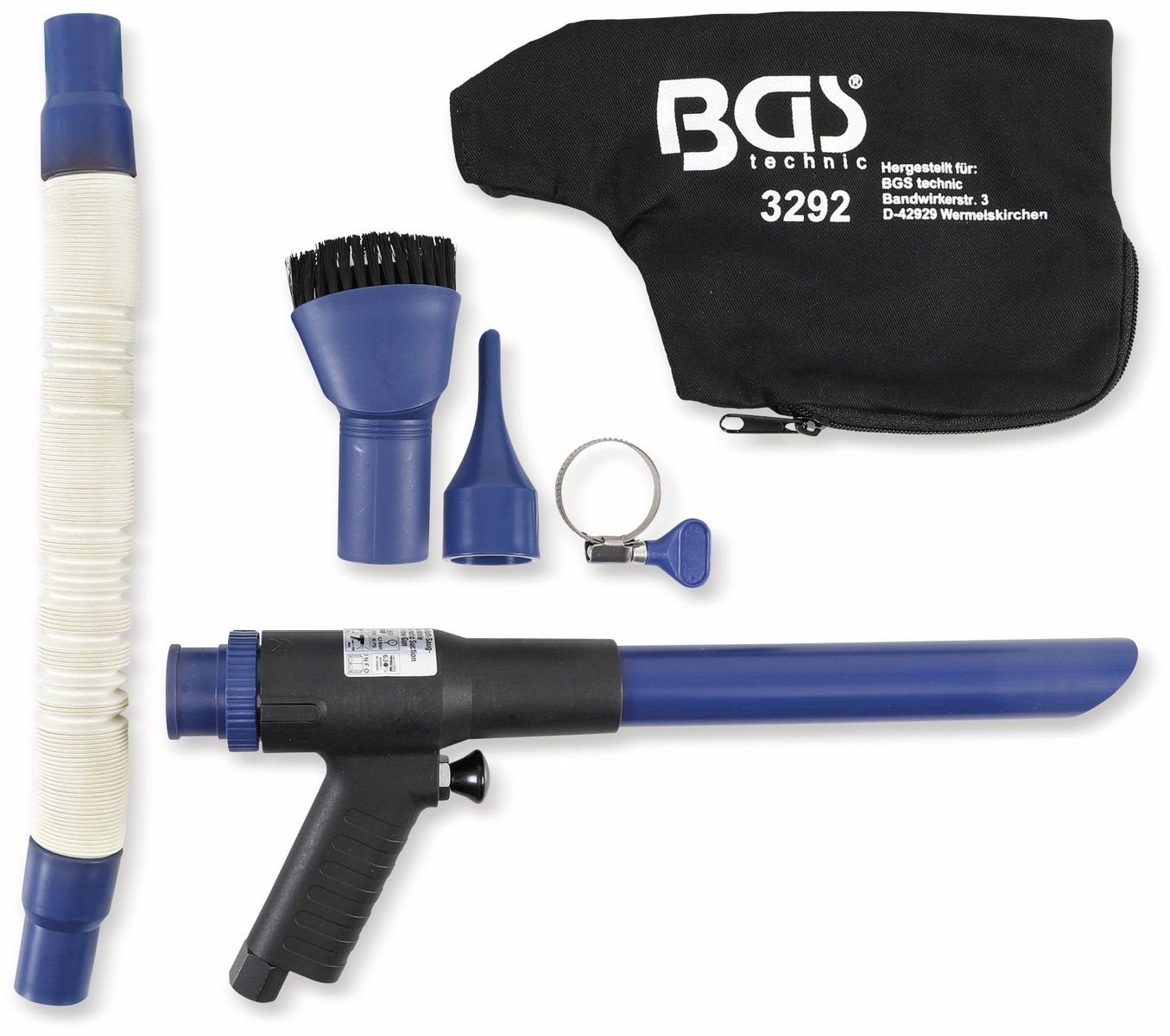 BGS technic Drucksprühgerät BGS TECHNIC Druckluft-Saug- / Blaspistole, 9392