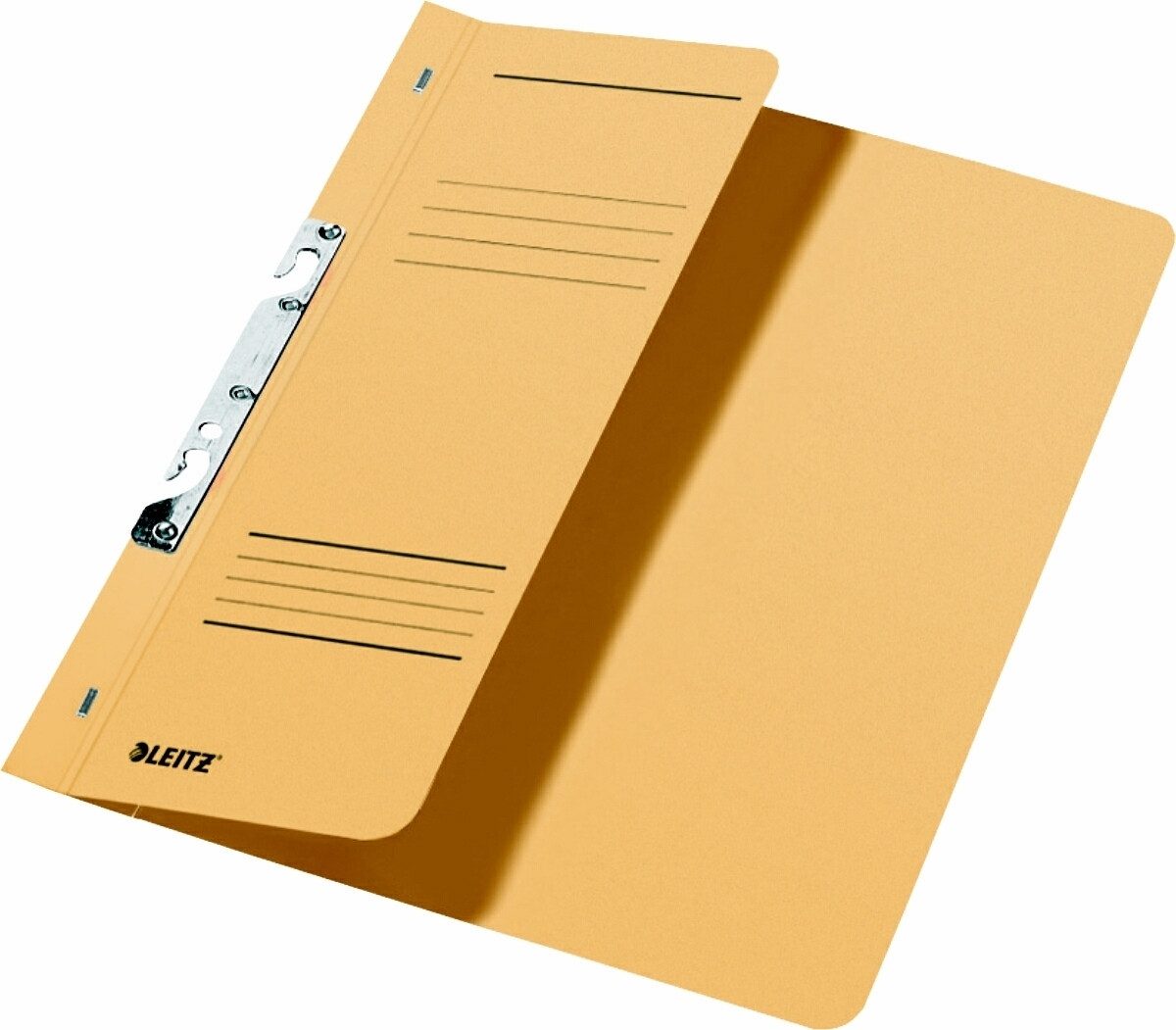 LEITZ Hefter Schlitzhefter 1/2-Vorderdeckel chamois, Format: 240 x 305 ...