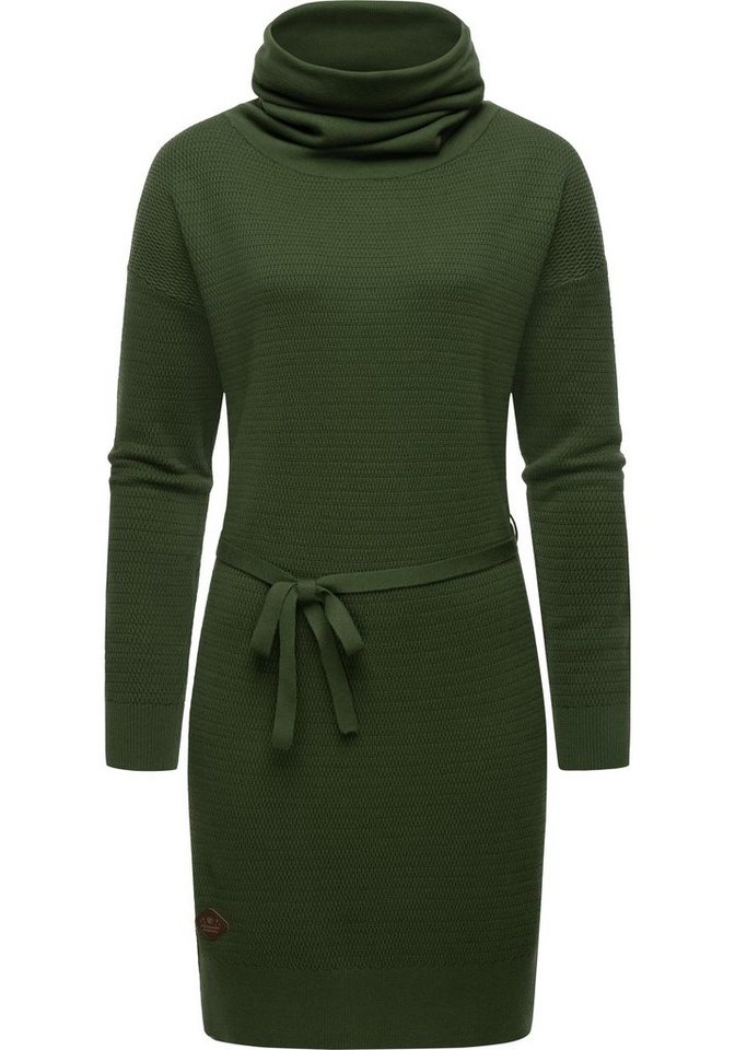 Ragwear Sweatkleid Babett Dress Intl Warmes Winterkleid Mit Breitem