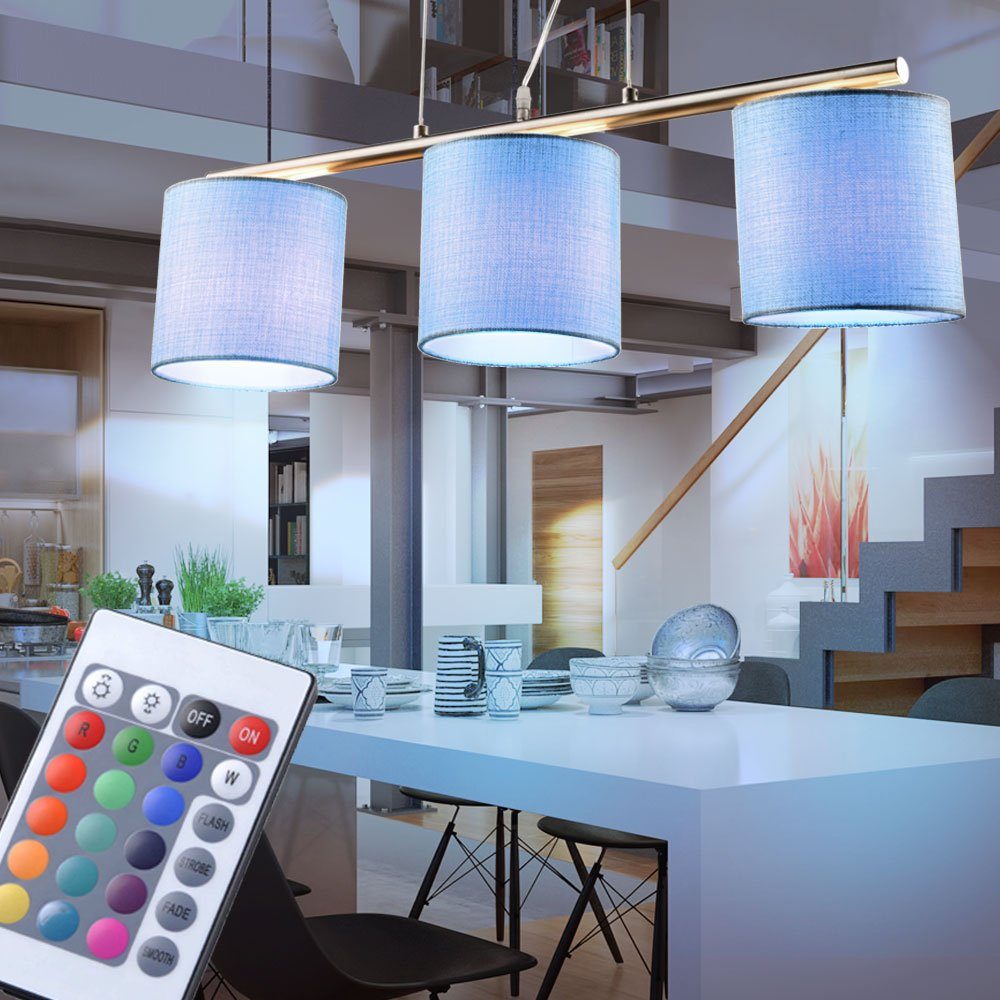 Etc Shop Led Pendelleuchte Design Decken Hänge Leuchte Fernbedienung
