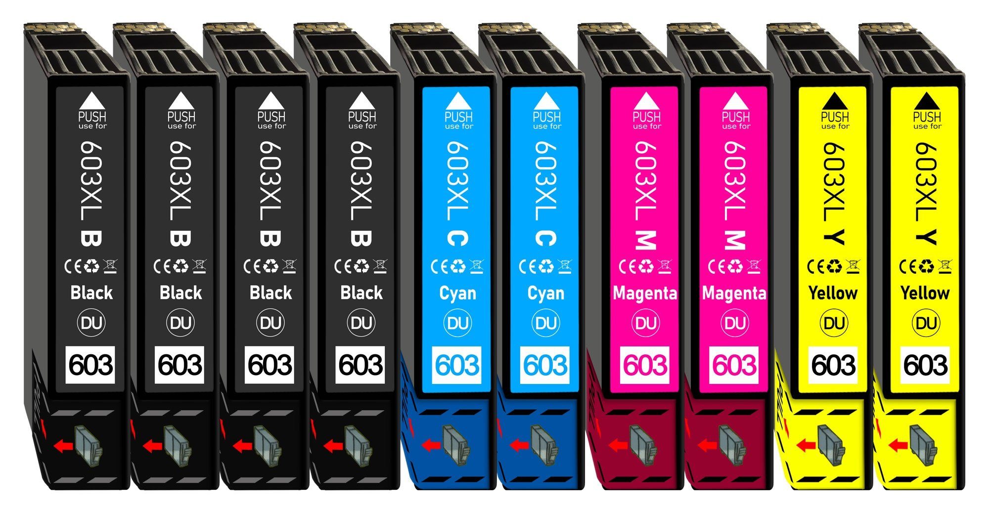 Druckerparadies 10er Multipack Für Epson 603xl Tintenpatronen Set