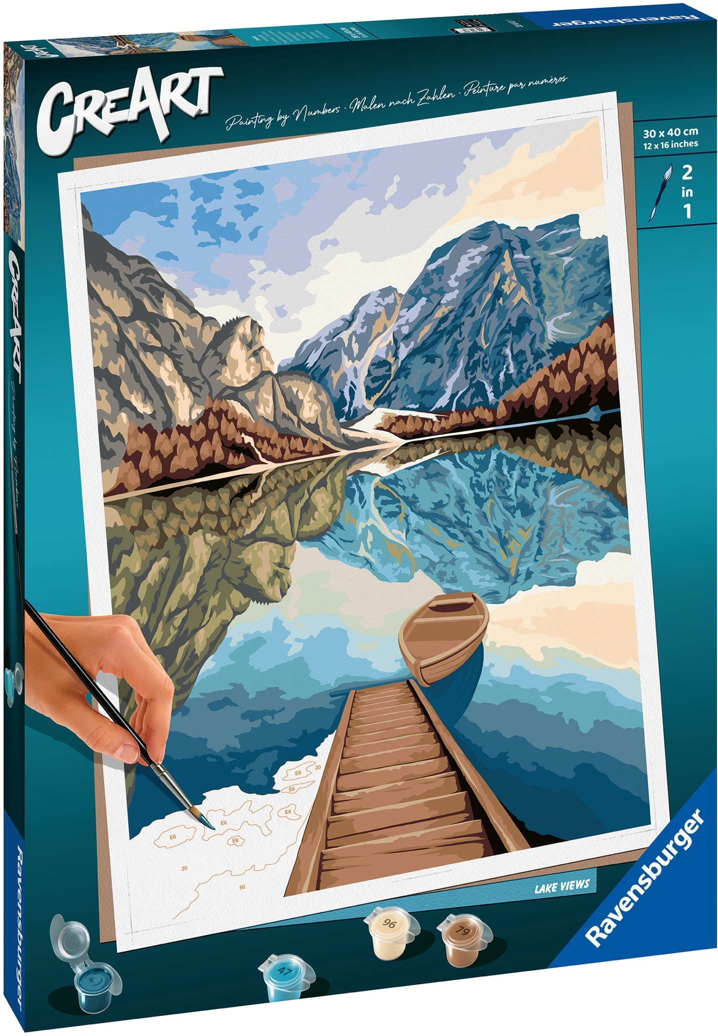 Ravensburger Malen nach Zahlen Malen nach Zahlen CREART Premium Serie B Lake Views 23612