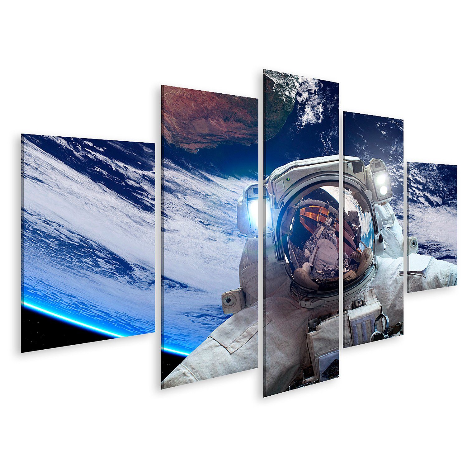 Islandburner Leinwandbild Bild Auf Leinwand Astronaut Im Weltraum Vor