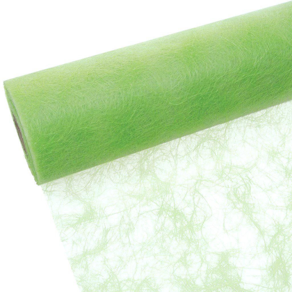 Deko AS Tischläufer Sizoflor Tischband hellgrün 60 cm Rolle 25 Meter 60 007-R… (1-tlg, 1 Rolle ...