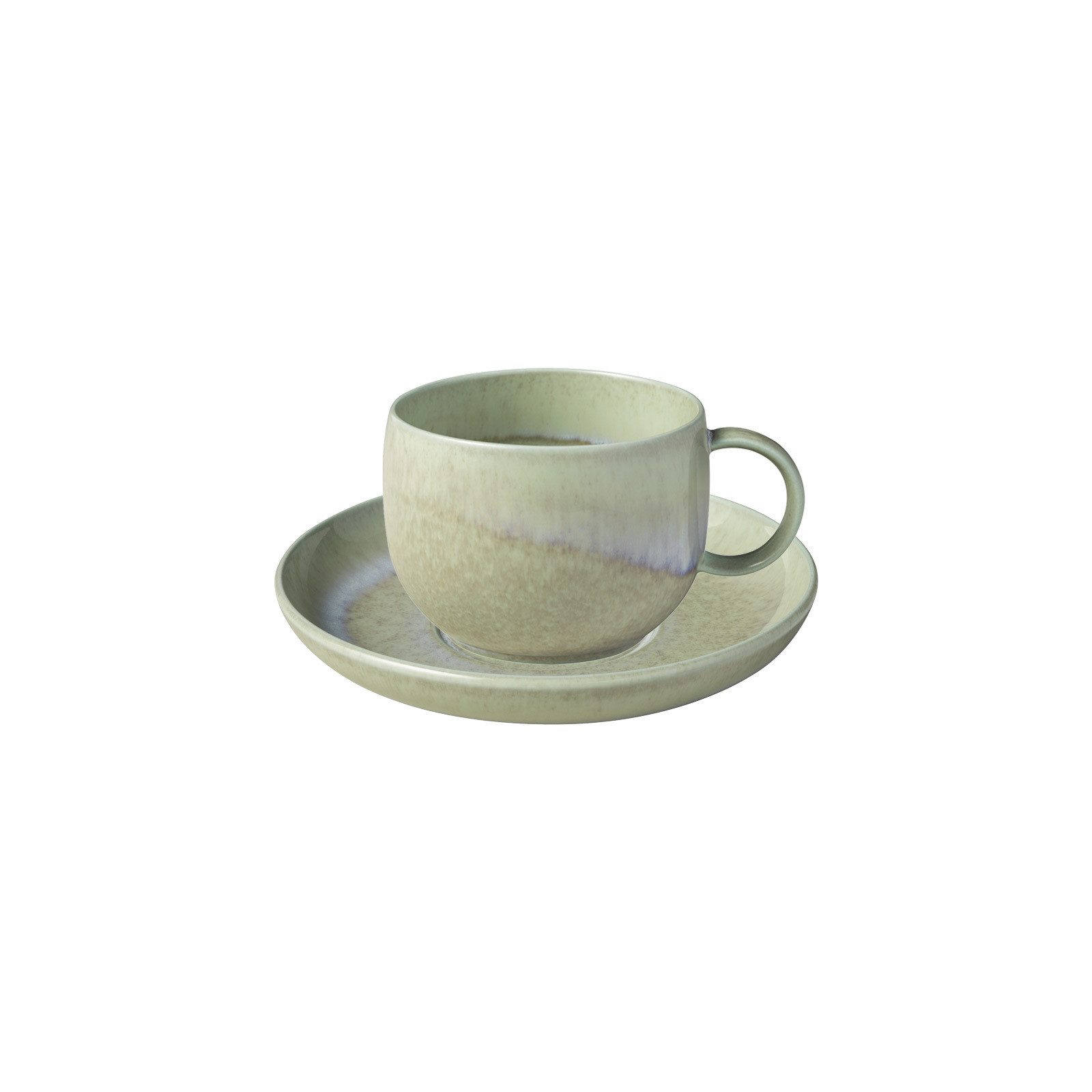 like. by Villeroy & Boch Espressotasse Perlemor Alga Espressotasse mit Untertasse 60 ml, Porzellan