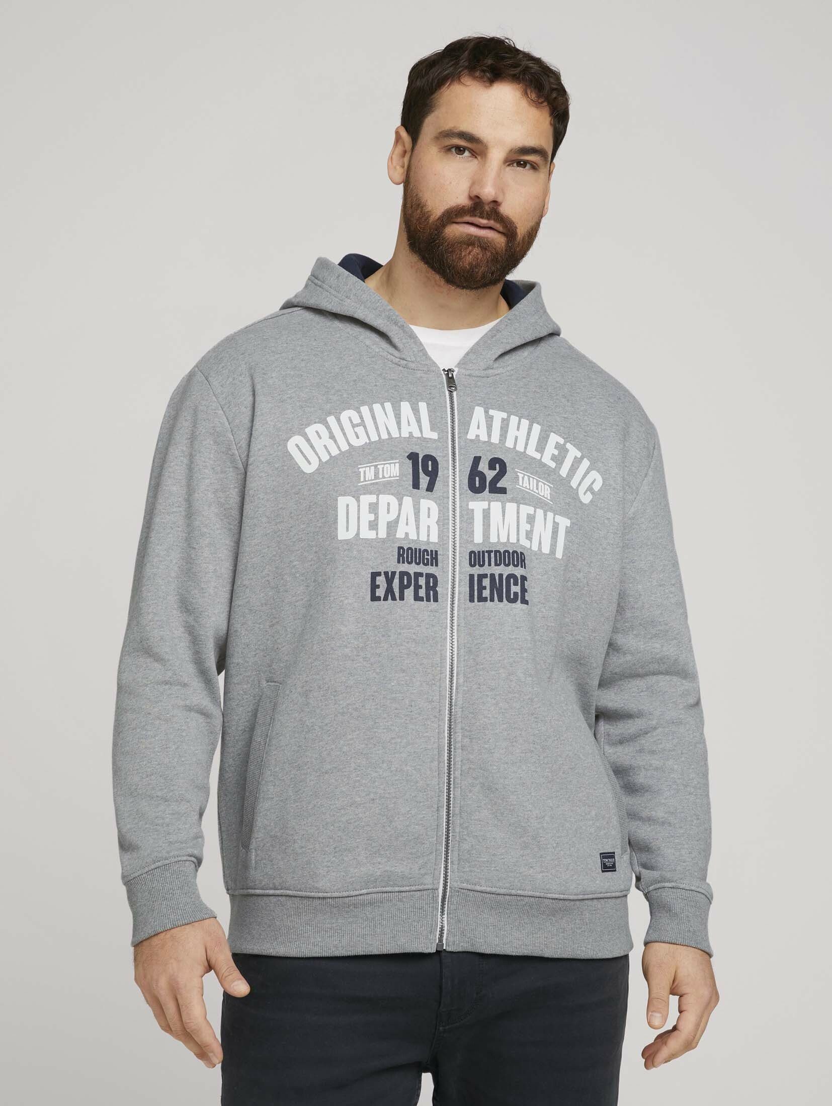 Tom Tailor Plus Sweatjacke Sweatjacke Mit Brustprint