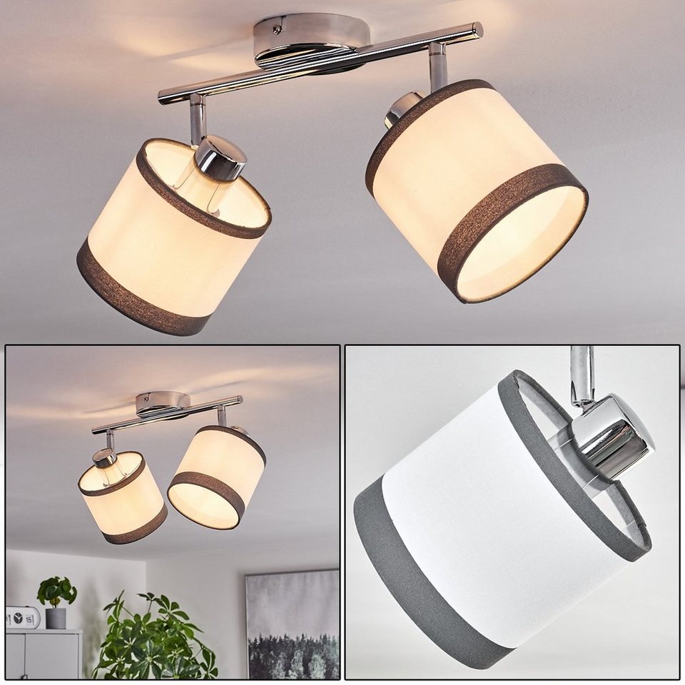 Hofstein Deckenleuchte Moderne Deckenlampe Aus Metallstoff In