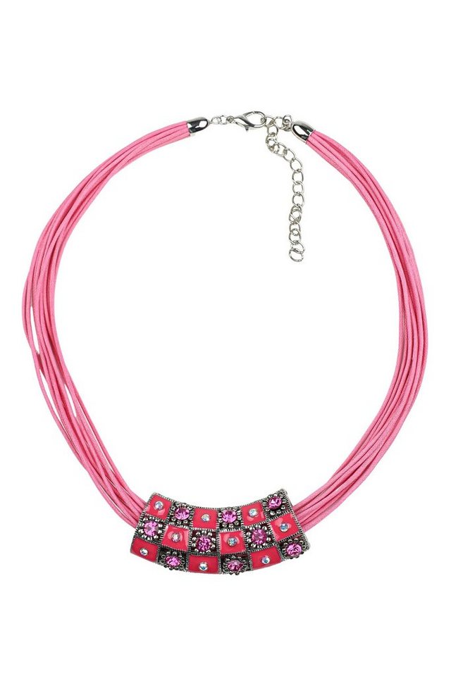 Collezione Alessandro Kette Mit Anhänger Salamanca Mit Glassteinen