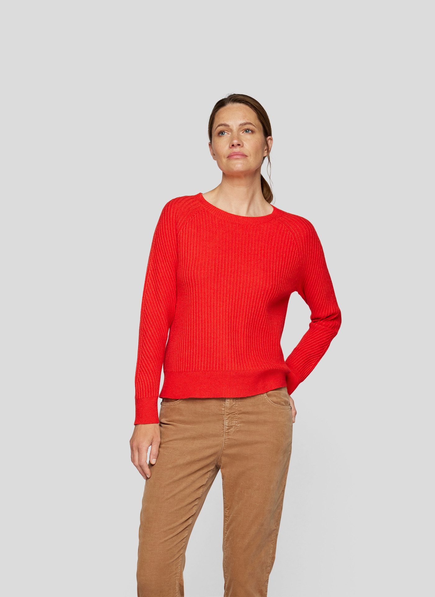 Rabe Strickpullover Rabe Eleganter Pullover für jeden Anlass, Das Model ist 1,76 m groß und ...