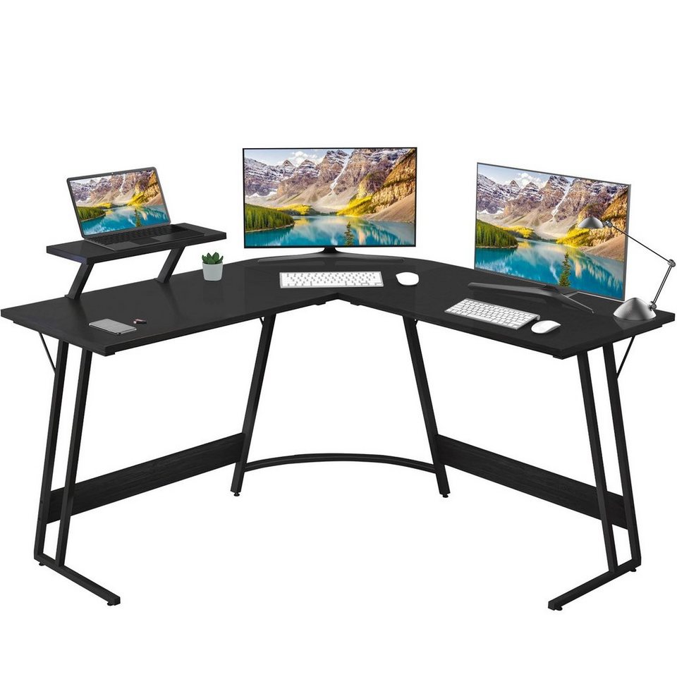 HOMALL Gamingtisch Computertisch 130 * 130cm Schreibtisch Gamer L ... HOMALL Gamingtisch Computertisch 130 * 130cm Schreibtisch Gamer L ...