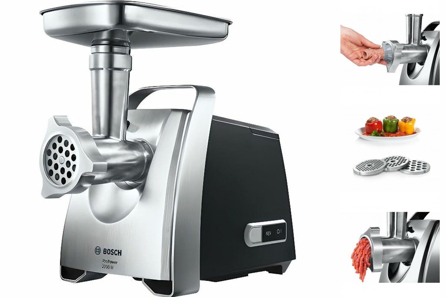 BOSCH Fleischwolf Bosch Fleischwolf Elektrisch Zerkleinerer BOSCH MFW68640 800 W Fleisch, 800 W ...