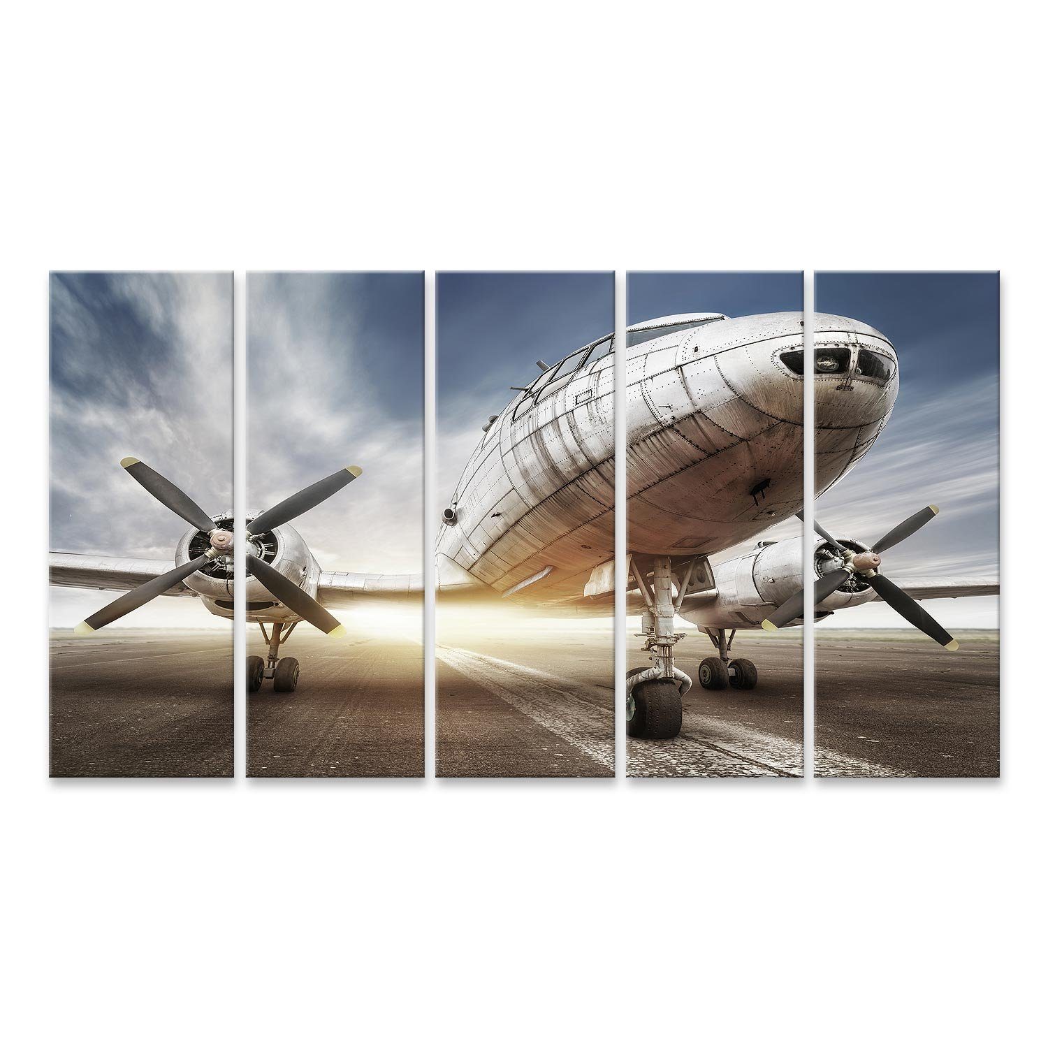 Islandburner Leinwandbild Bild Auf Leinwand Historisches Flugzeug Auf