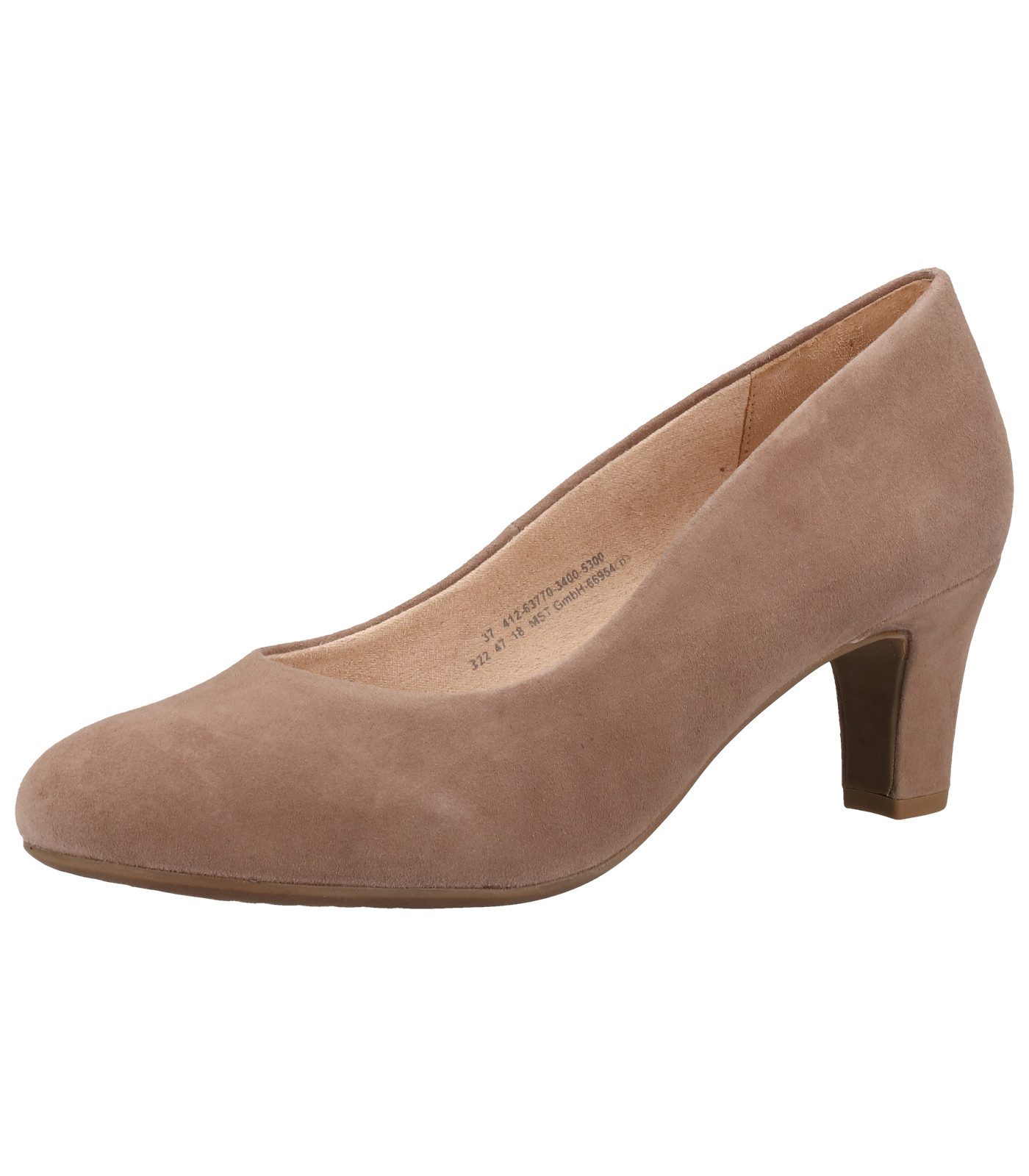 bugatti Pumps Veloursleder Pumps, Verschluss: Schlupfschuh