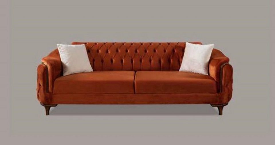Jvmoebel 3 Sitzer Dreisitzer Sofa 3 Sitzer Luxus Modern Stoff Möbel