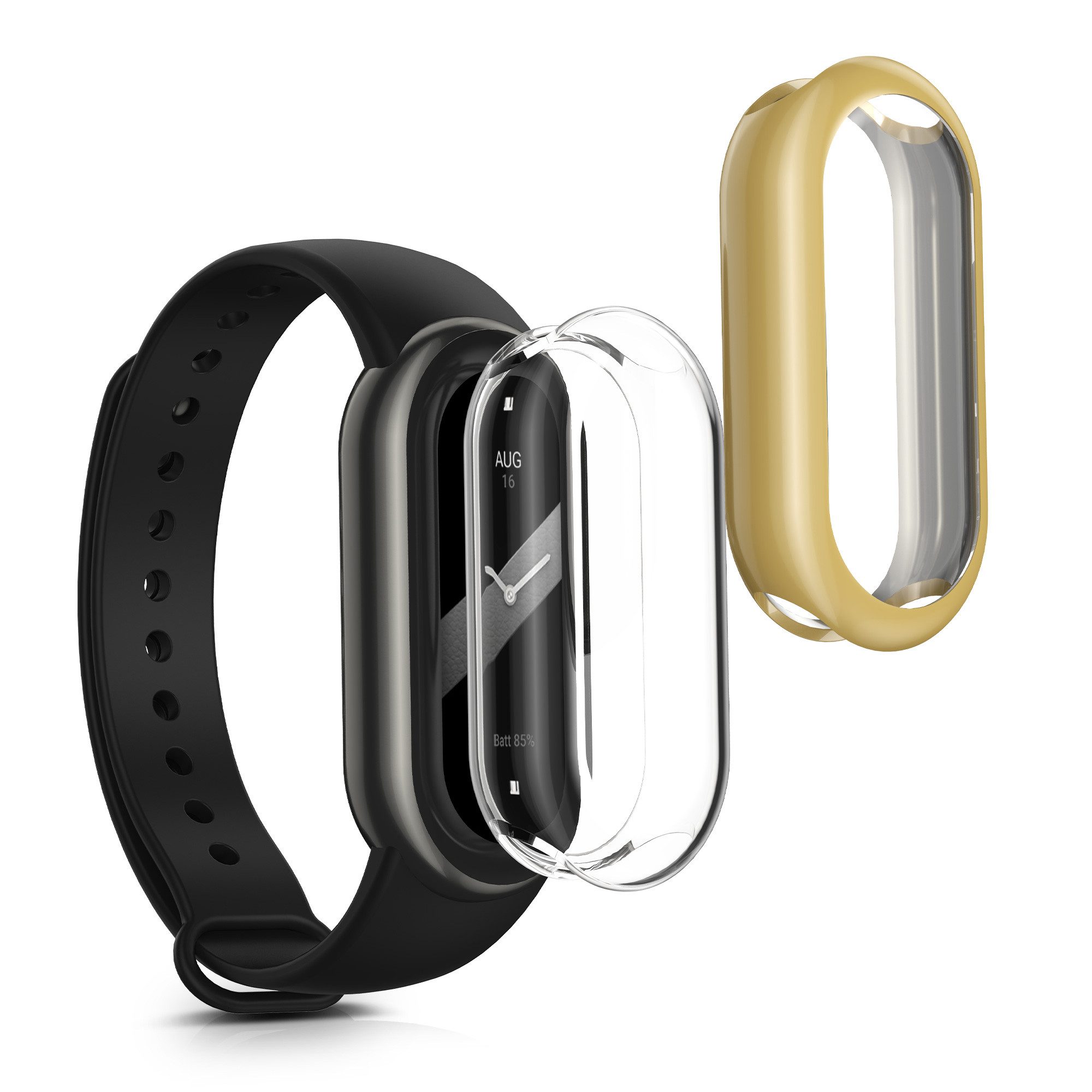 Kwmobile Smartwatch Hülle 2x Hülle Für Xiaomi Mi Band 8 Silikon