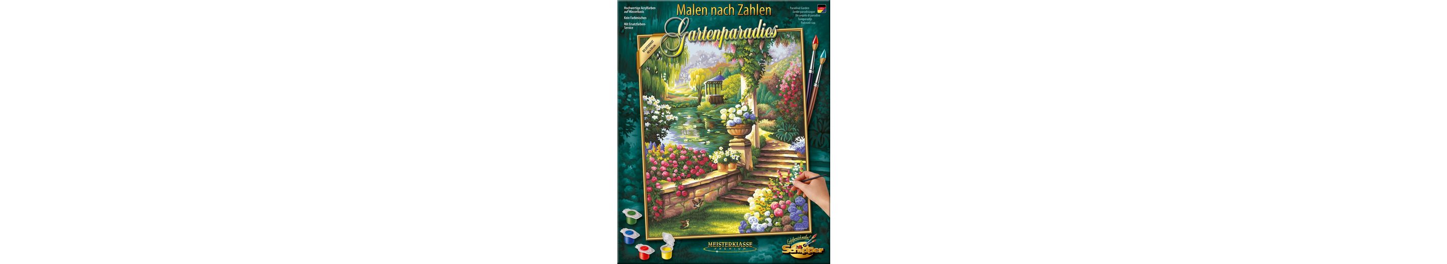 Schipper Malen nach Zahlen »Meisterklasse Premium - Gartenparadies«, Made in Germany online ...
