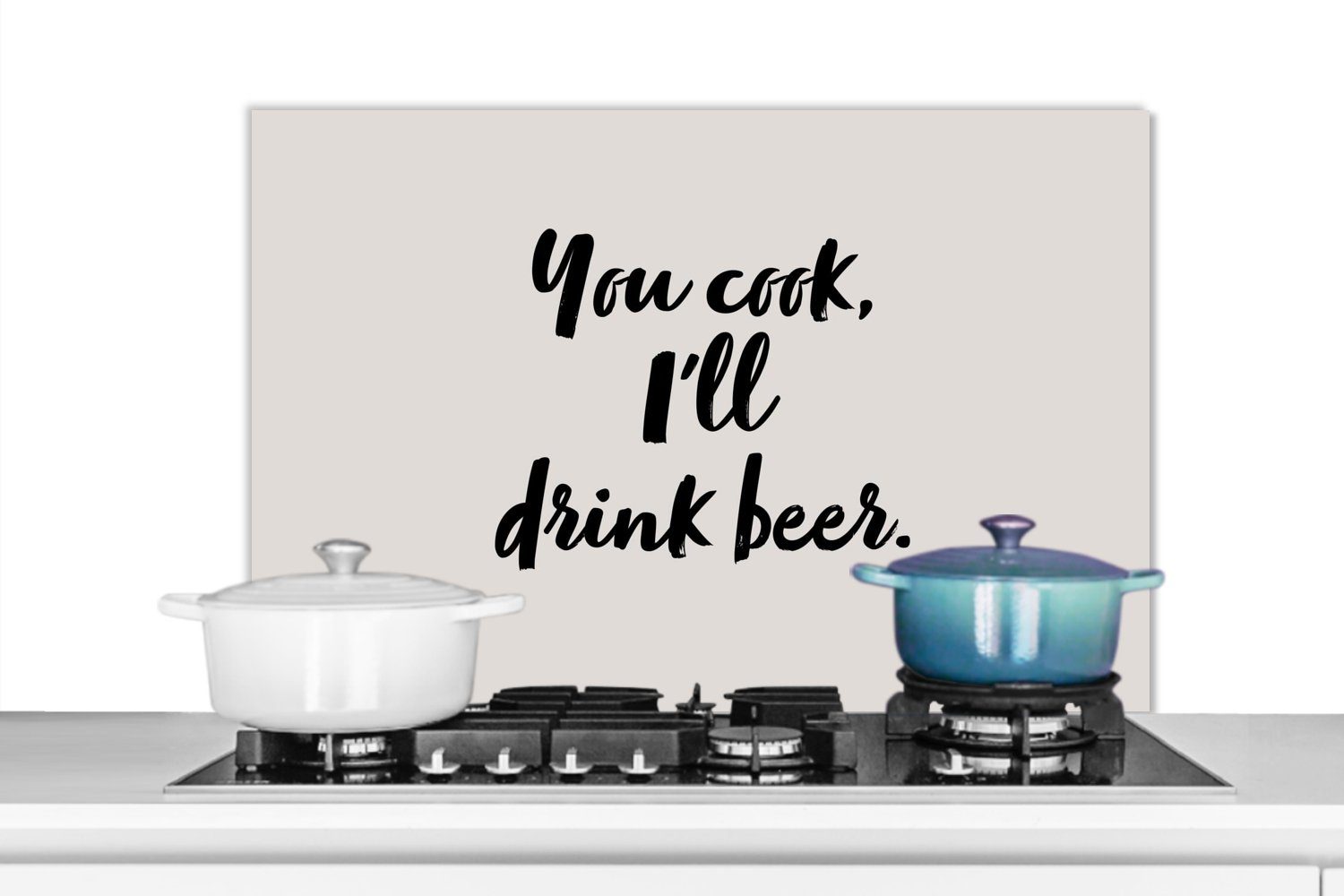 Muchowow Küchenrückwand Zitate Sprichwörter Bier Kochen Du