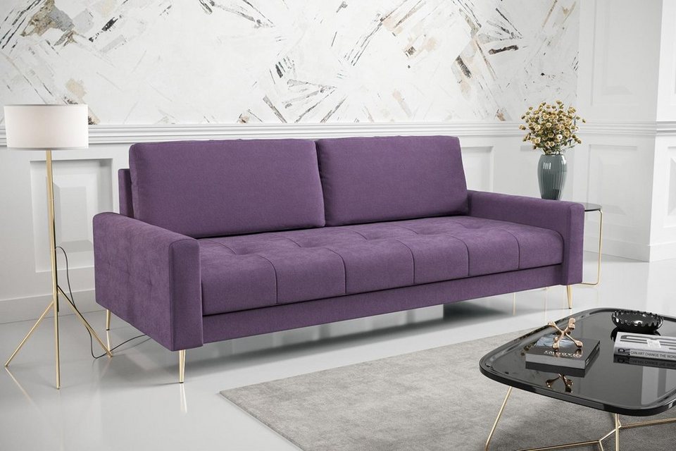 Jvmoebel Sofa Sofa 3 Sitzer Couch Textil Sofa Edles Design Möbel Sofas