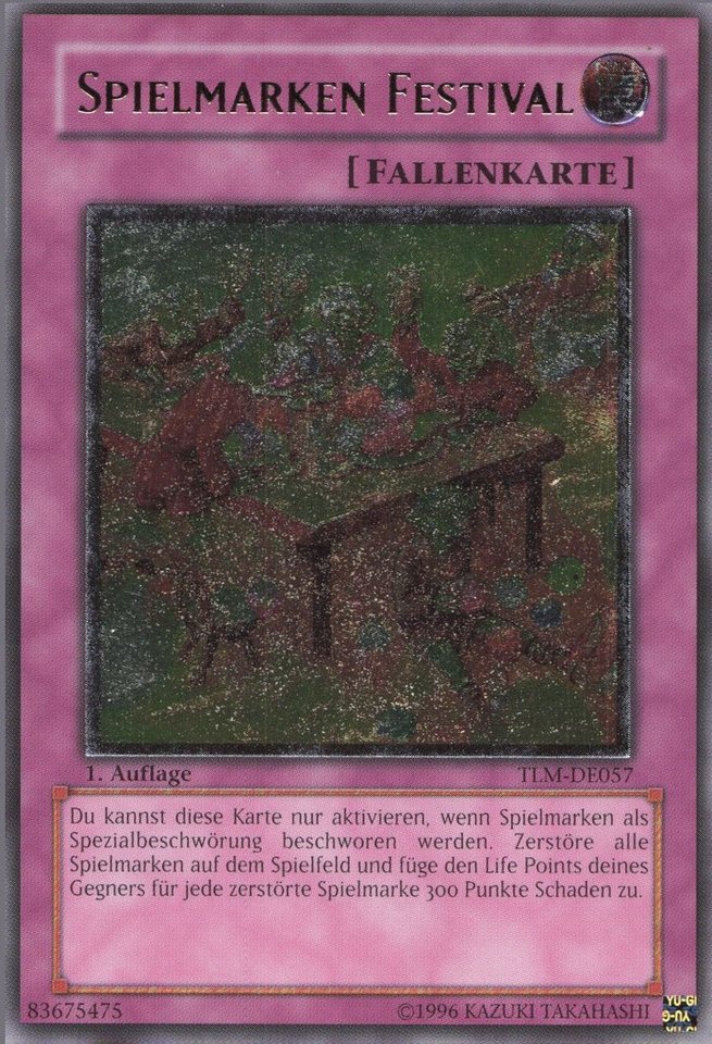 Recollectibles Sammelkarte Yugioh Karte Spielmarken Festival V 2