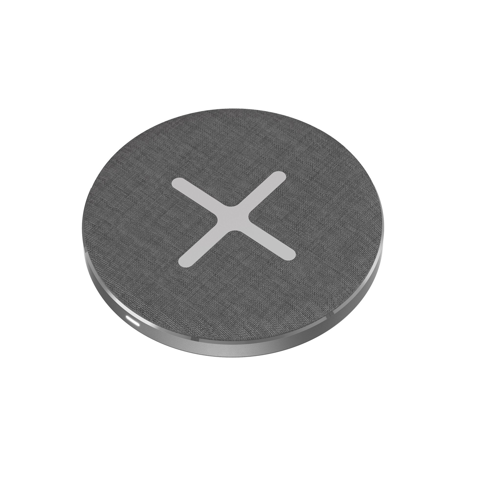 Xlayer Ladegerät Wireless Pad 15w Single Qi Zertifiziert Space Grey