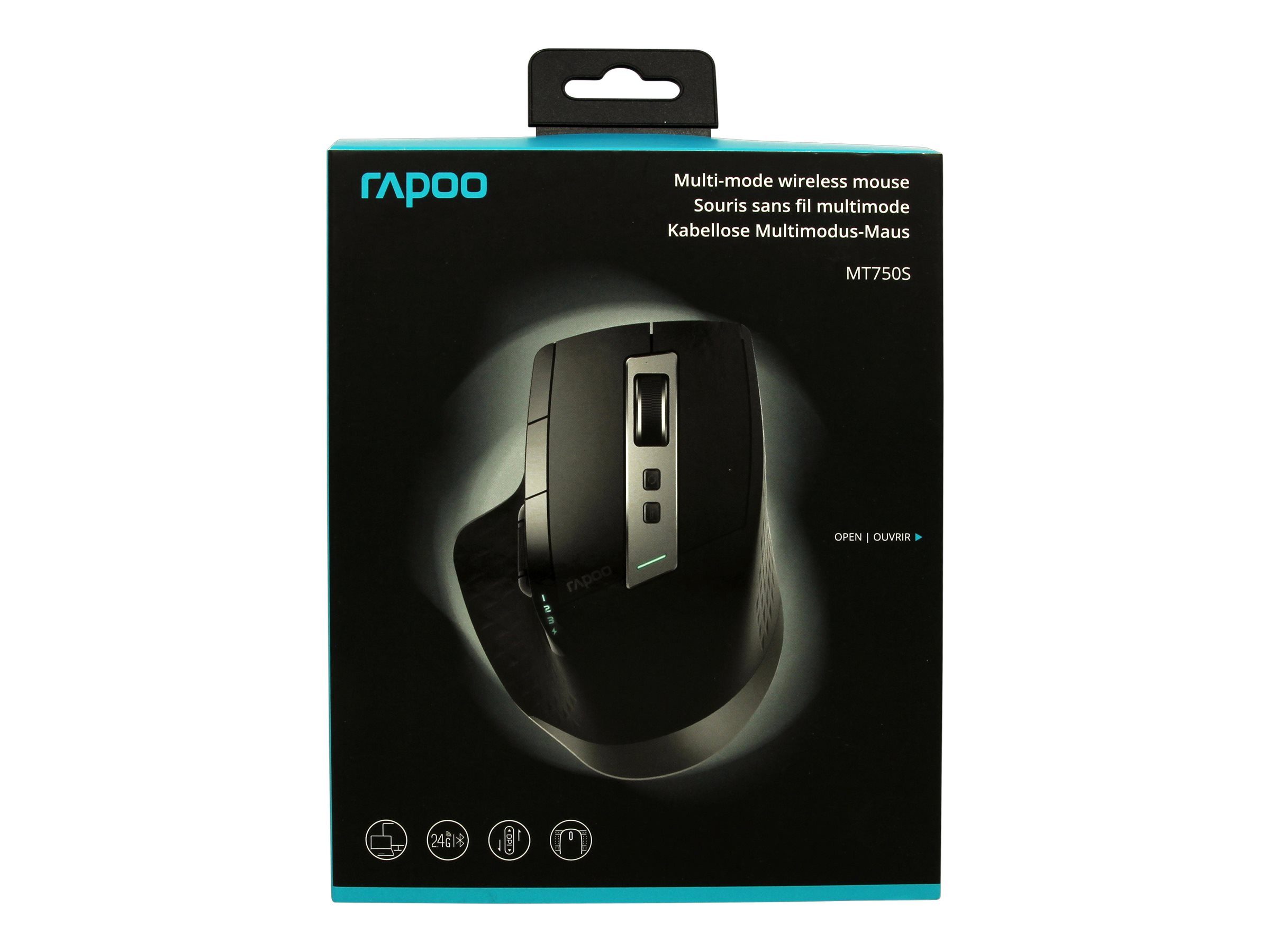 Rapoo RAPOO MT750S - Maus - Für Rechtshänder - optisch - kabellos Maus ...