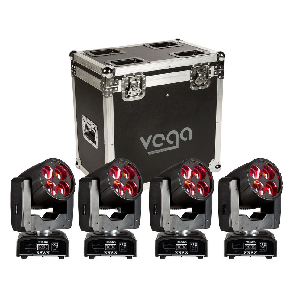 Lightmaxx Led Scheinwerfer Vega Owl Tour Led Moving Heads Set Fx Scanner