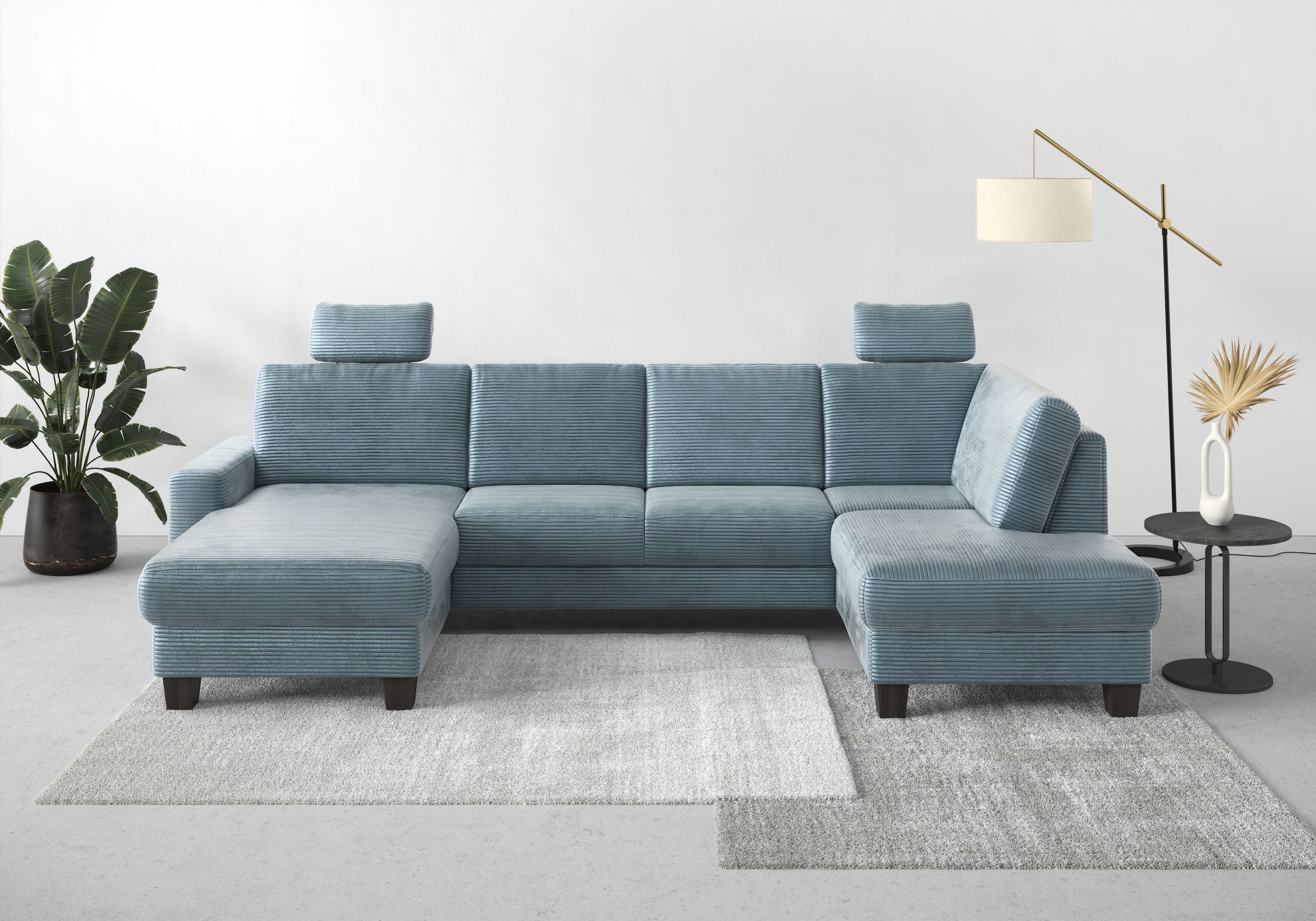 Home Affaire Wohnlandschaft Summer U Form Mit Oder Ohne Bettfunktion