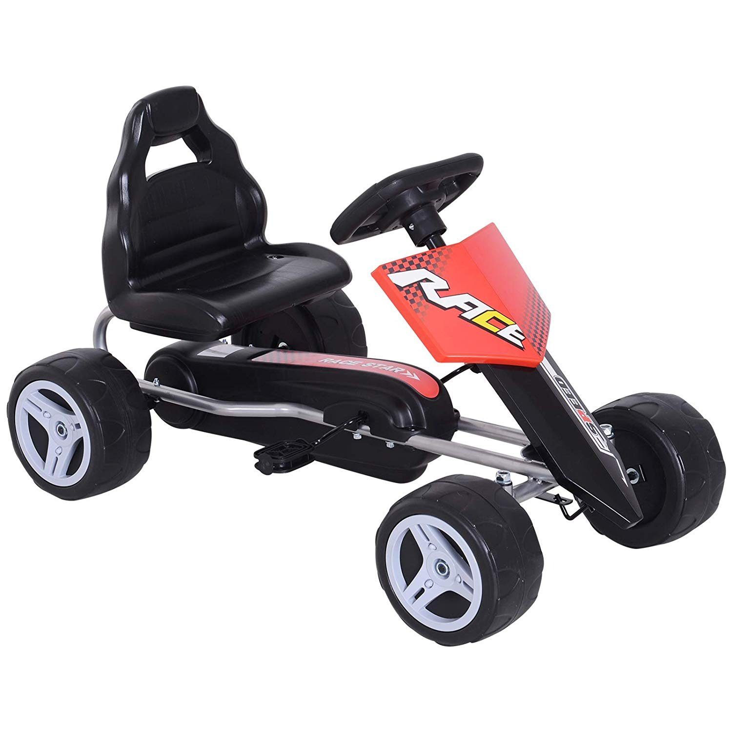 HOMCOM Go-Kart »Kinder Go-Kart«, Robuste Konstruktion aus Metall online ...