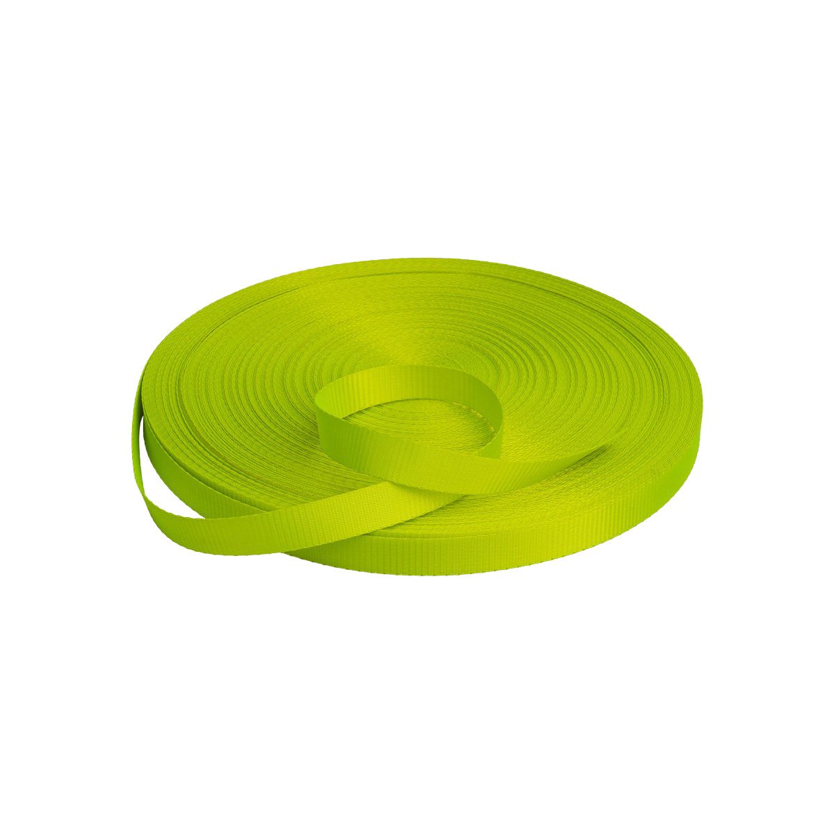 LYSEL® Zurrgurt Neon Gurtband Polyester (PES) 25mm breit, 1mm stark, 1200 Kg (5-St) 5000 x 25 mm ...