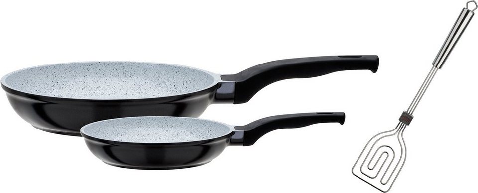 Gsw Pfannen Set Ceramica Stone Aluminiumguss Set 3 Tlg 1x