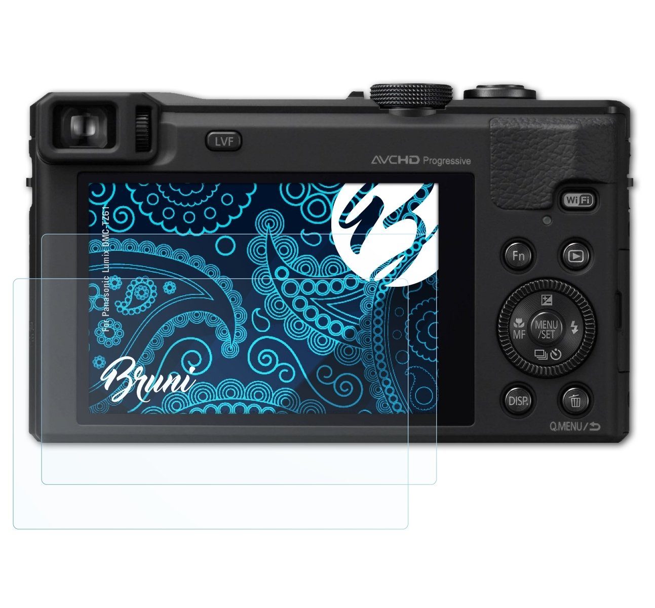 Bruni Schutzfolie Glasklare Displayschutzfolie Für Lumix Dmc Tz61 2