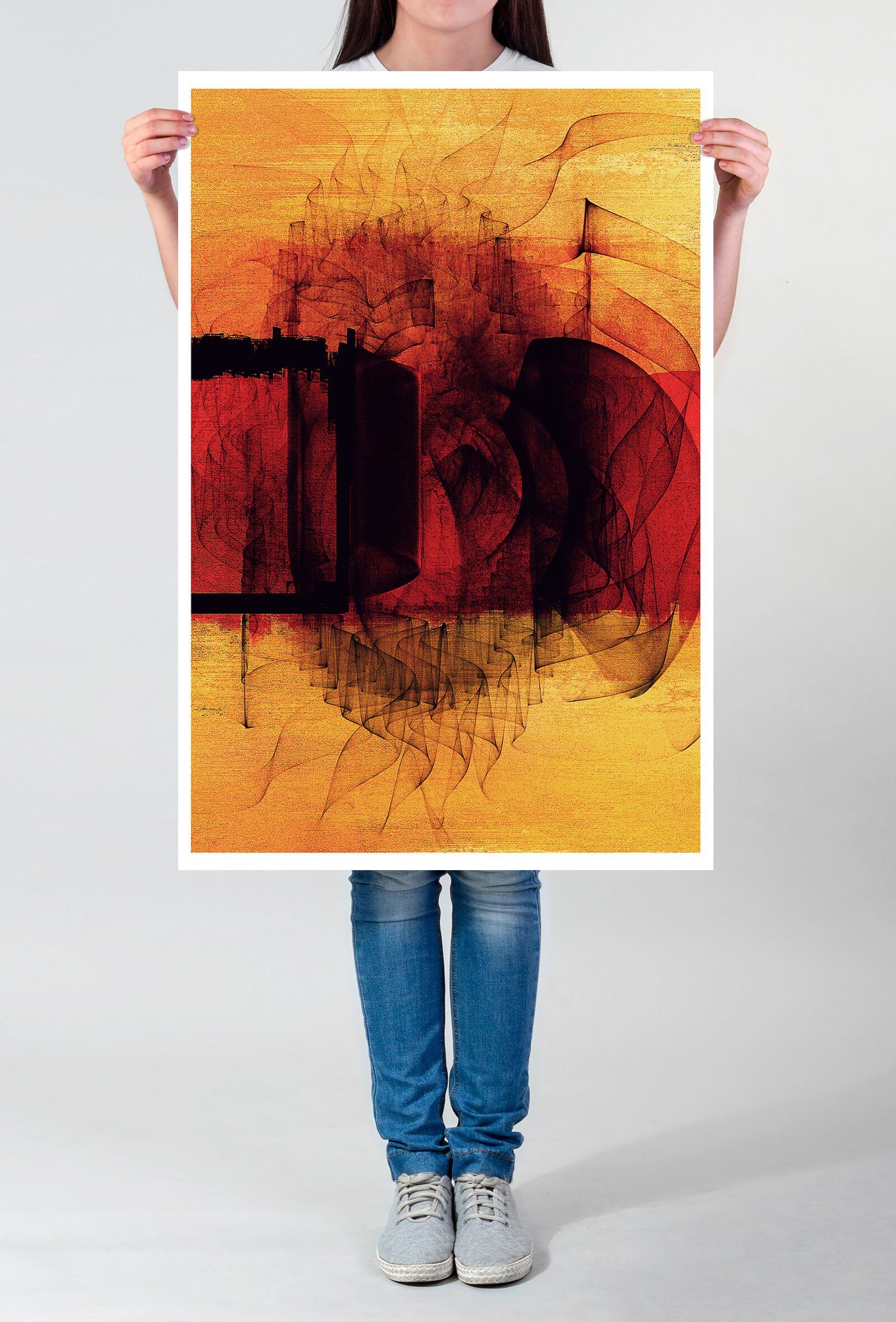 Sinus Art Poster The Struggle Within - 60x90cm Poster, Print