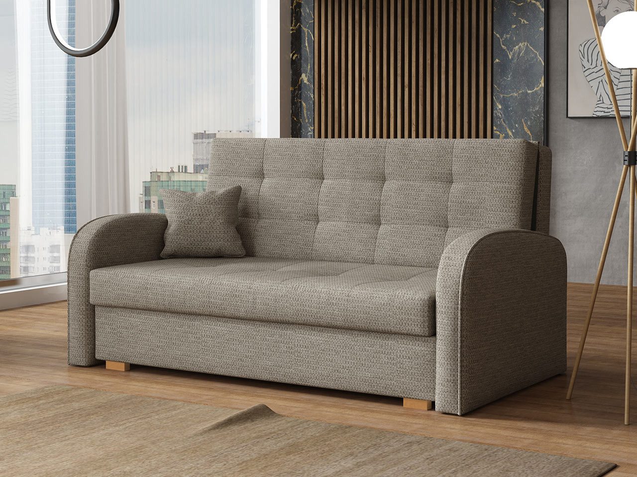 3 Sitzer Schlafsofa Bettkasten