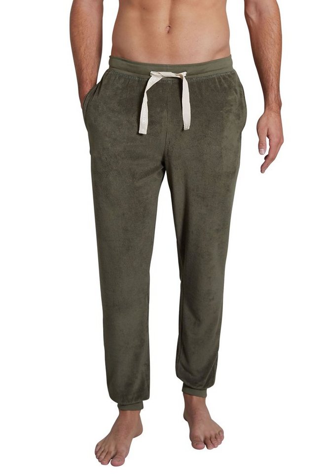 Tom Tailor Schlafhose Tom Tailor Herren Lange Hose Grün Uni 1 Tlg