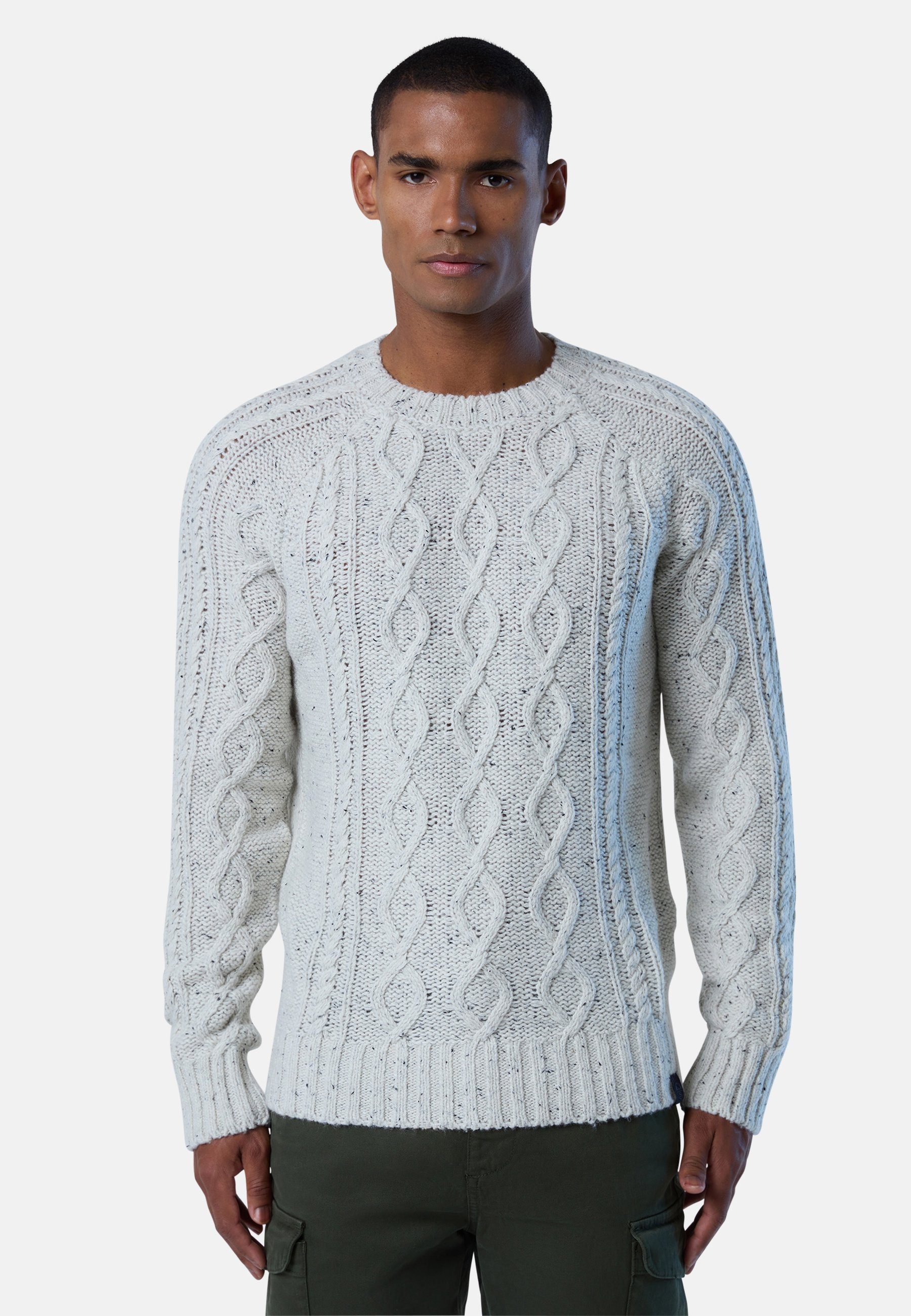 North Sails Strickpullover Pulli mit Zopfmuster Sonstiges