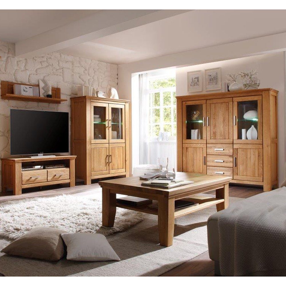 Massive Wohnzimmer Schrankwände online kaufen » Anbauwände | OTTO