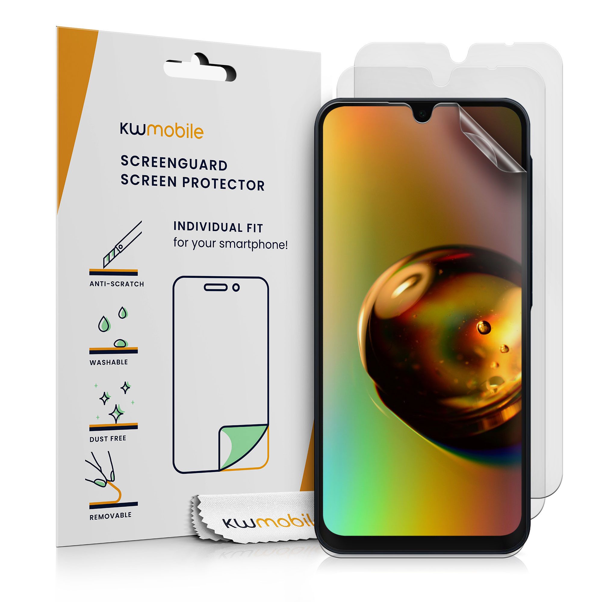 Kwmobile Displayschutzfolie 3x Folie Matt Für Samsung Galaxy A16 5g