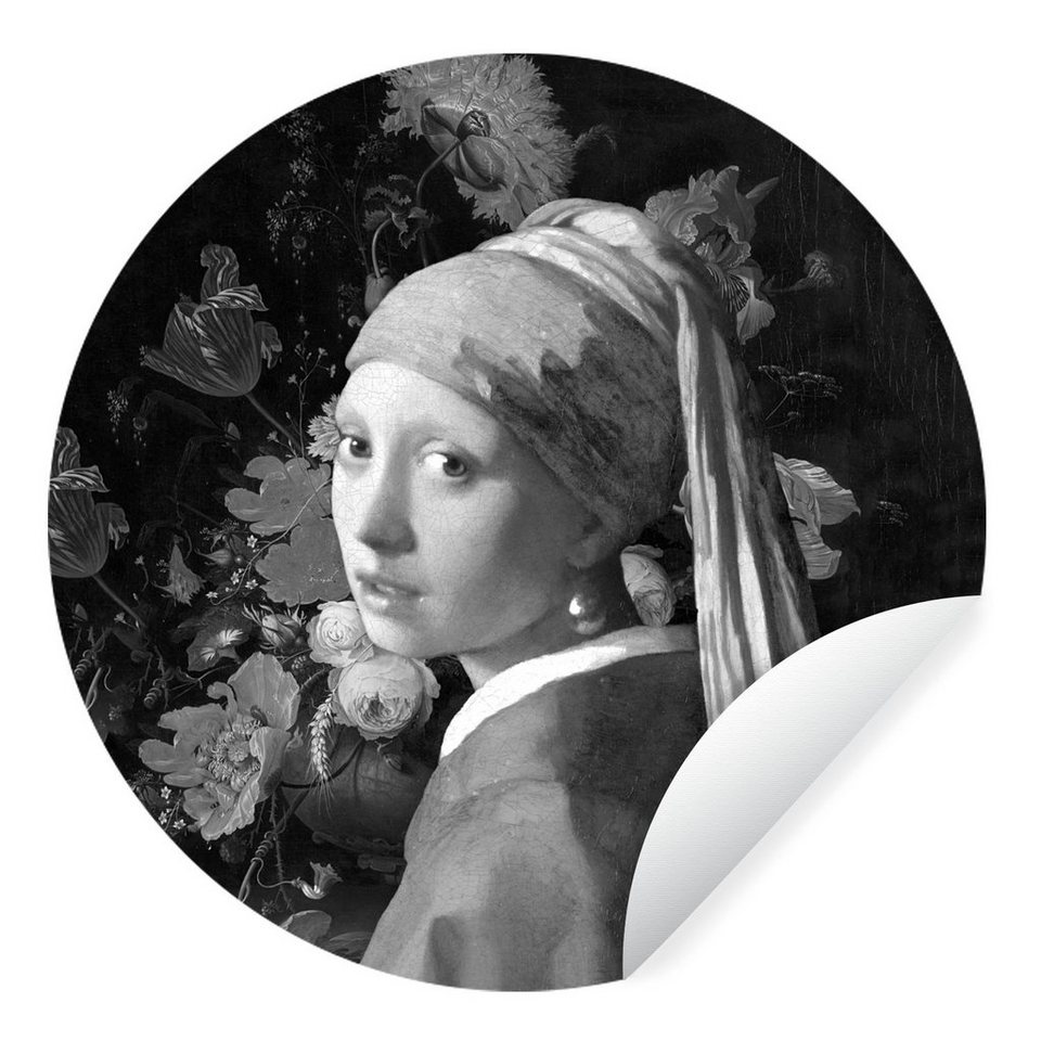 Muchowow Wandsticker Das Mädchen Mit Dem Perlenohrring Johannes