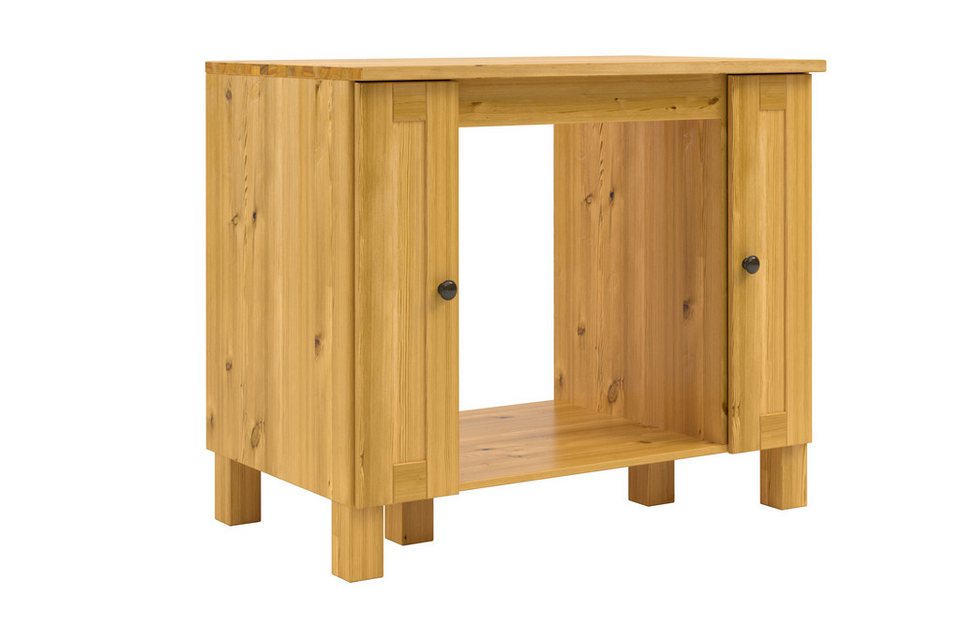 Home Affaire Herdumbauschrank Alby2 Mit Metallgriffen Breite 100 Cm