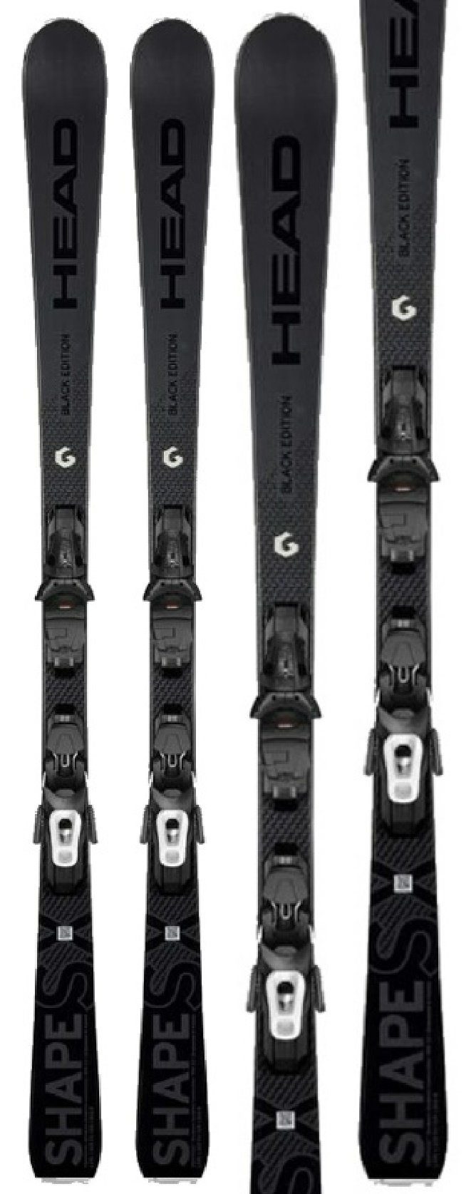 Head Free-Ski, Head Shape SX Black Edition Skiset 2024