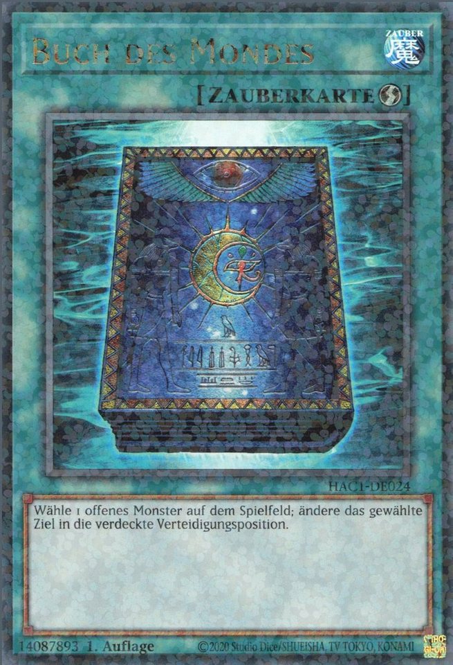 Recollectibles Sammelkarte Yugioh Karte Buch Des Mondes Deutsch Yu Gi