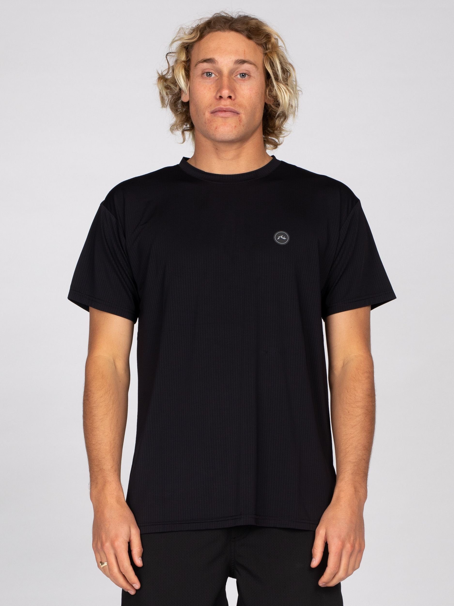 Rusty Rash Guard STILL SURFING SHORT SLEEVE TEE