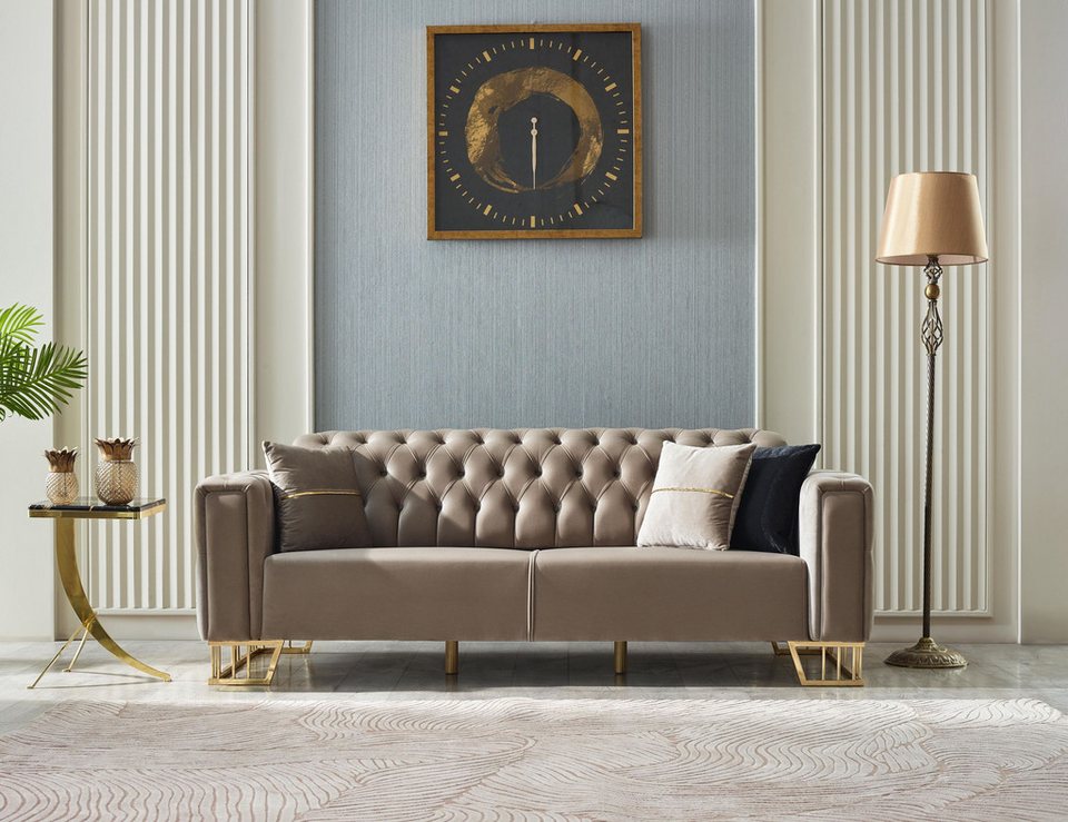 Villa Möbel Sofa Royce 1 Stk 2 Sitzer Mit Relax Bettfunktion Durch