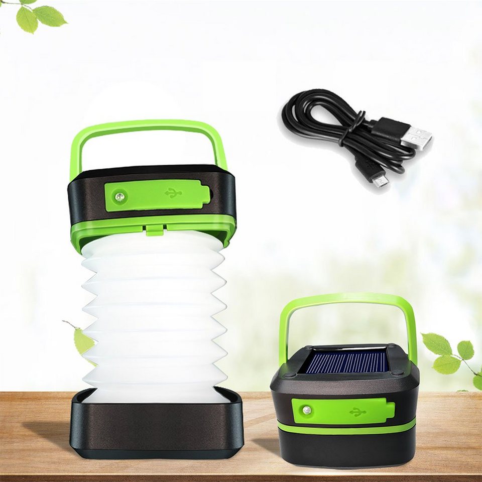Zggzerg Led Außen Stehlampe Solar Campinglampe Led Tragbare 3