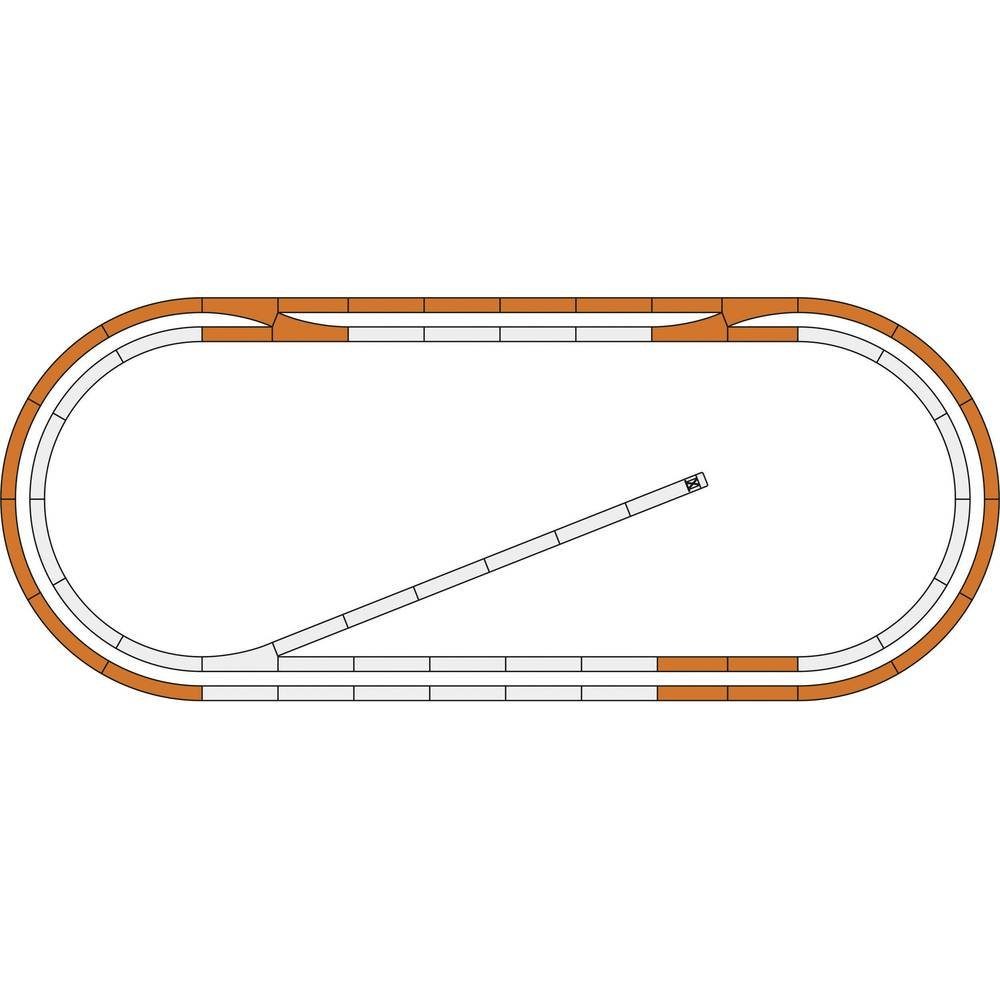 Roco Modelleisenbahn-Set H0 Gleis-Ergänzungsset 1 zu Digital-Startsets